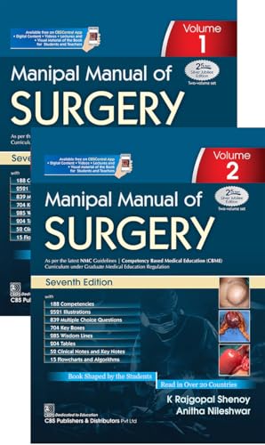 Manipal Manual of Surgery, 2 Volume Set, 7th edition(PDF) - Ebookmedical